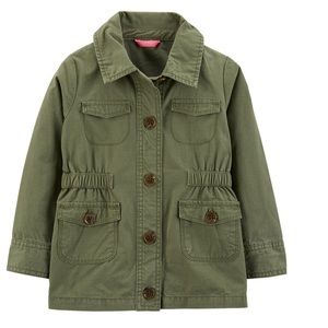 Carter's | Jackets & Coats | Carters Toddler Girl Green Twill Trench ...